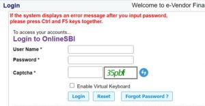 SBI Online EDFS Login – Supply Chain Finance System Account